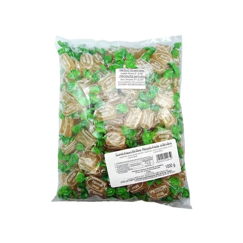 Caramelos Artesanos de Miel y Menta - Somper - 1 kg